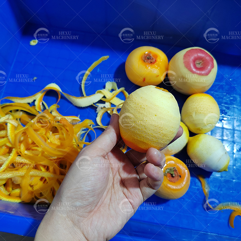 Suction Type Fruit Peeling Machine